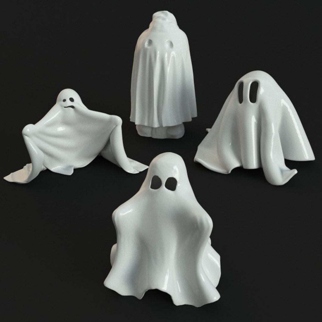 3D ghosts figures - TurboSquid 1198843