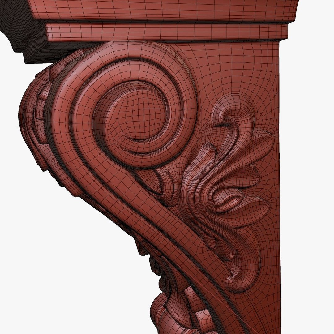 Corbels decorative 3D model - TurboSquid 1658960