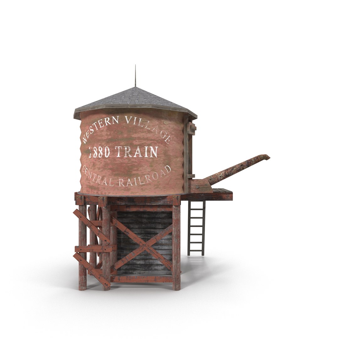 water tower 3d model