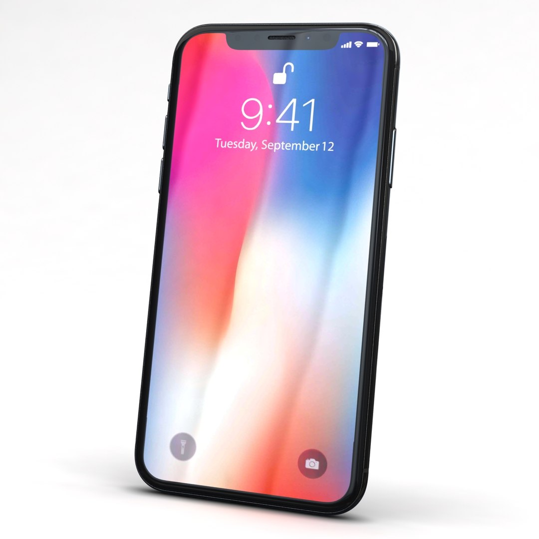 3D apple iphone x color model - TurboSquid 1224169