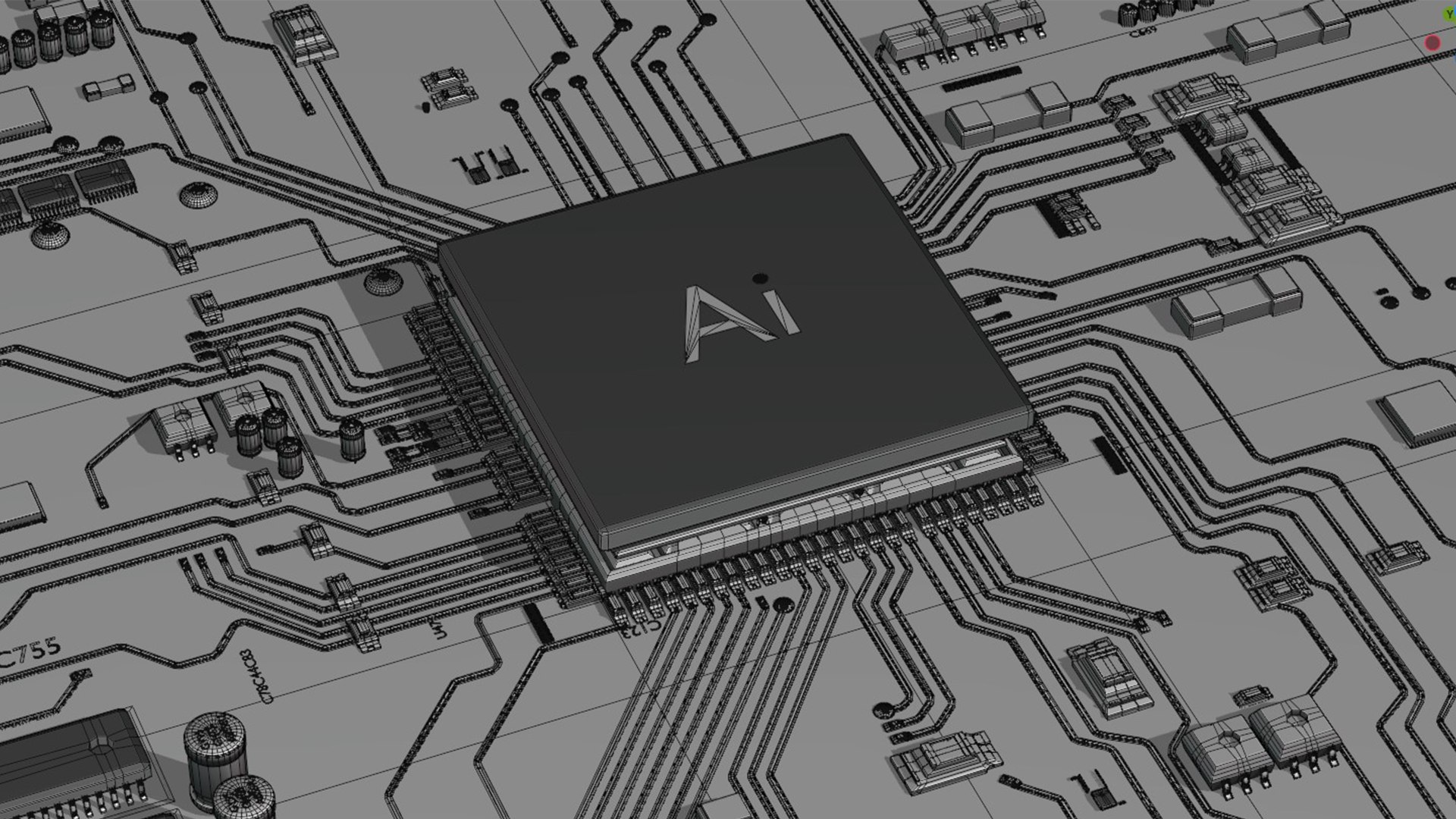3D Circuit Board Model - TurboSquid 2291598