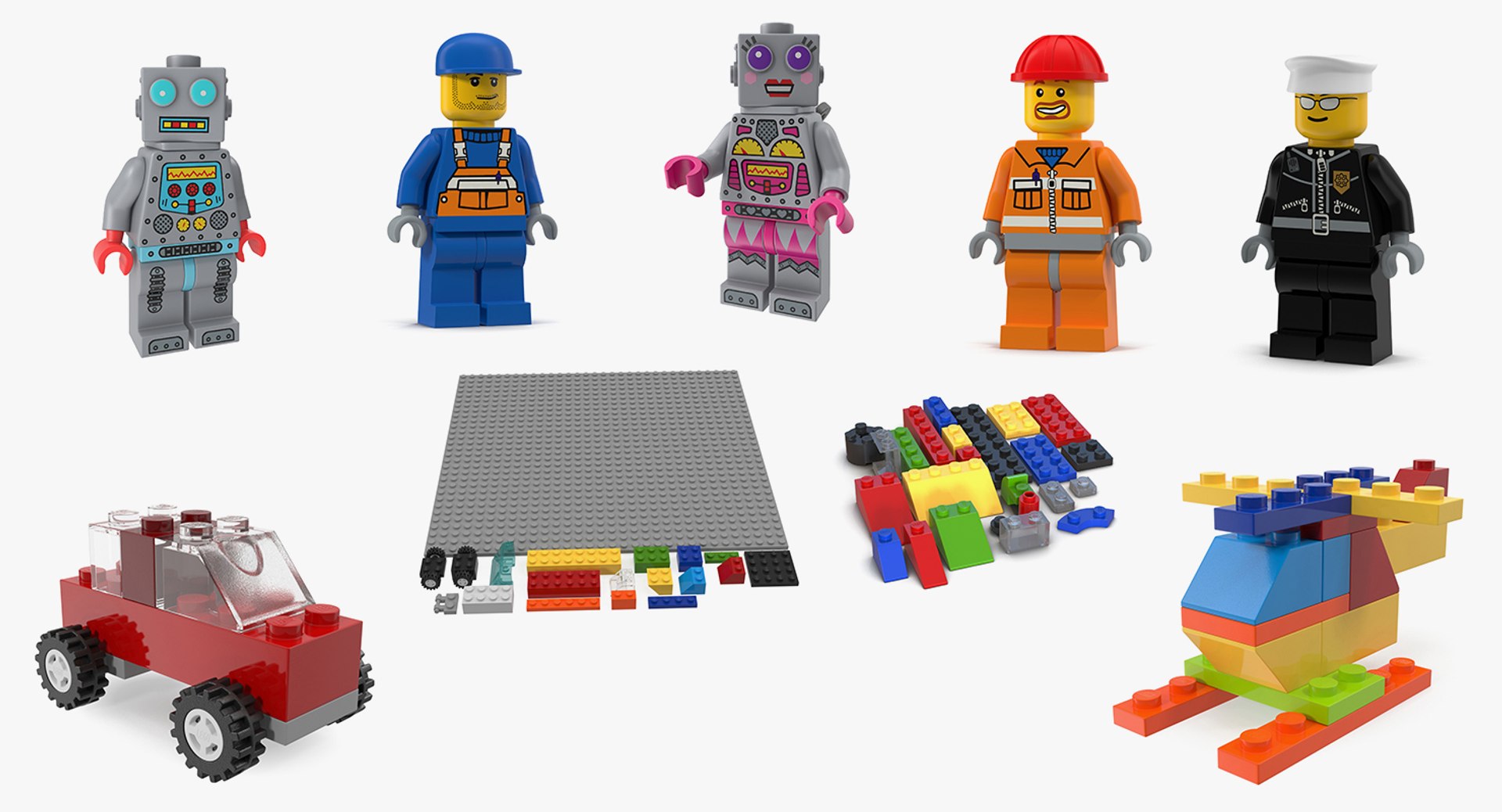 3D lego 3 model - TurboSquid 1332007