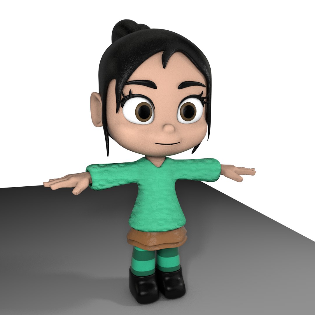 3D Vanellope - Character - TurboSquid 1590794