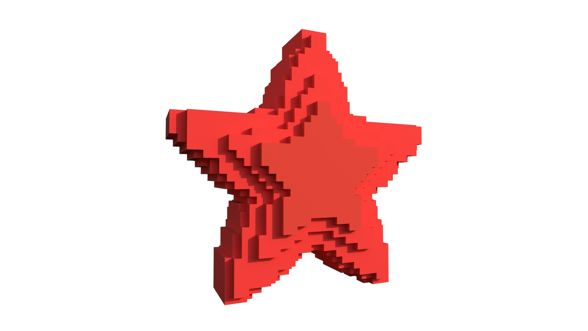 Voxel Stars 3D Model - TurboSquid 2495958