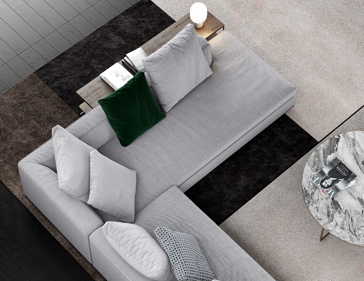 Minotti Powell Sofa 3D Model - TurboSquid 1326447