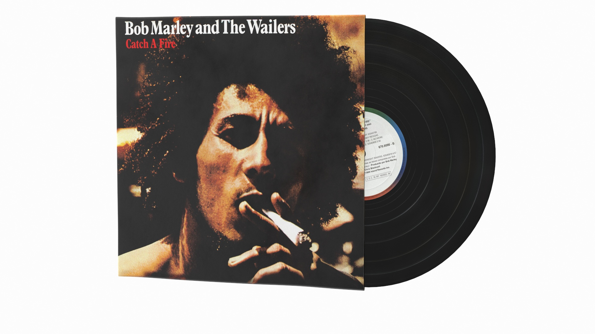 Vinyl Record Album Bob Marley 3D - TurboSquid 1978380