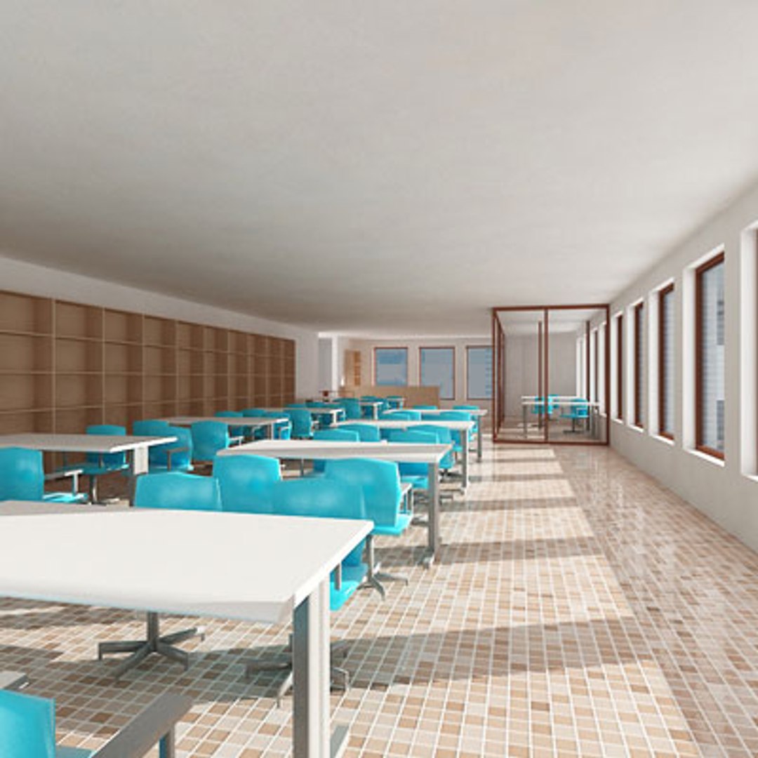 3d Library Classroom