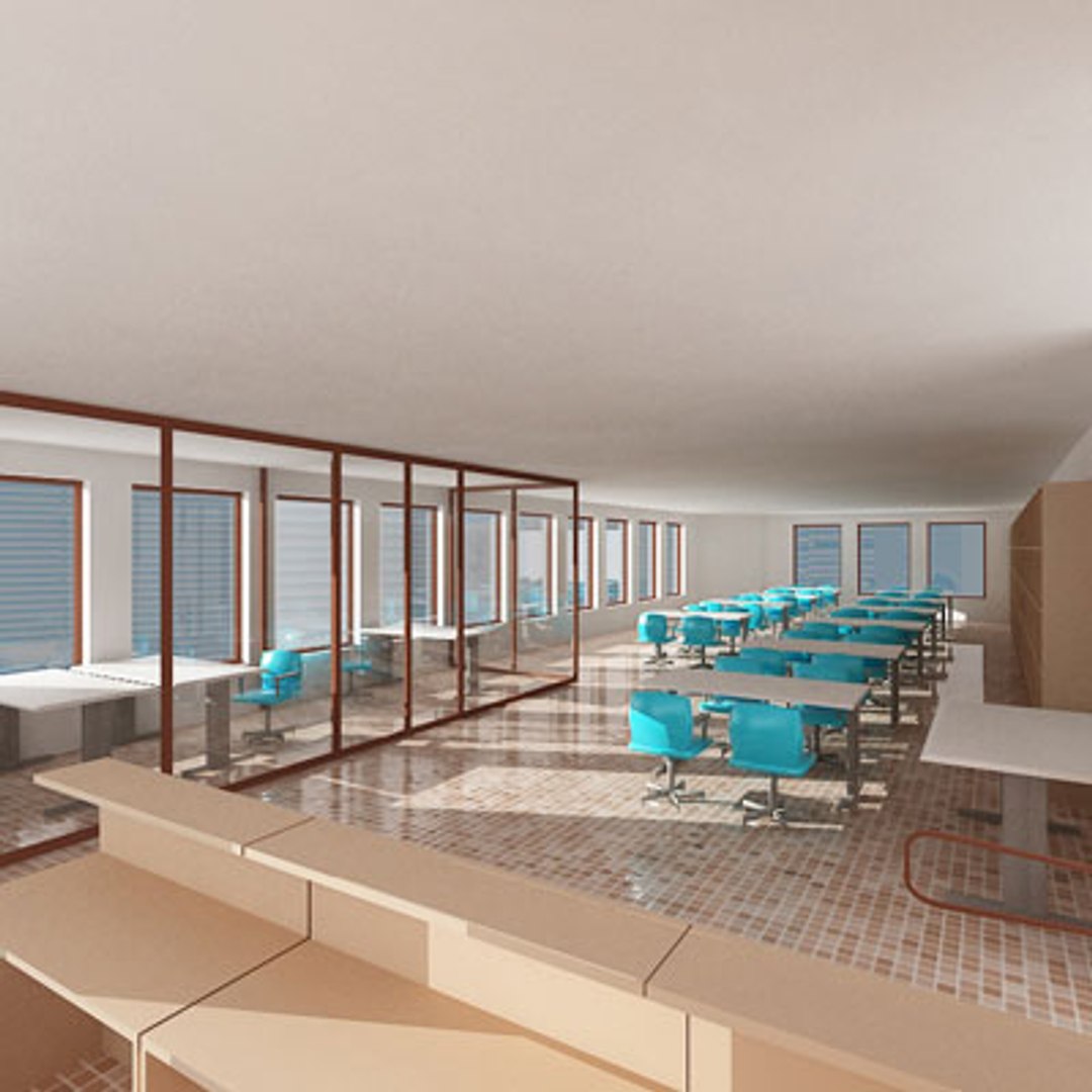 3d Library Classroom