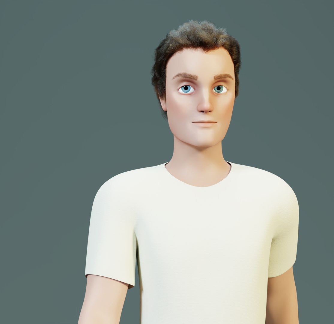 3D Male Stylized Character With Removable Outfit - TurboSquid 1786179