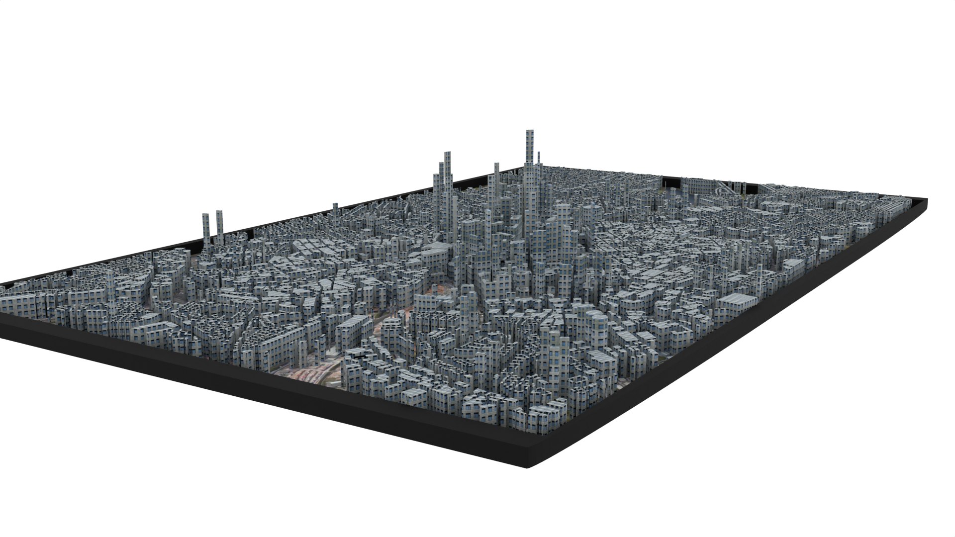 City Of Birmingham Model - TurboSquid 2034824