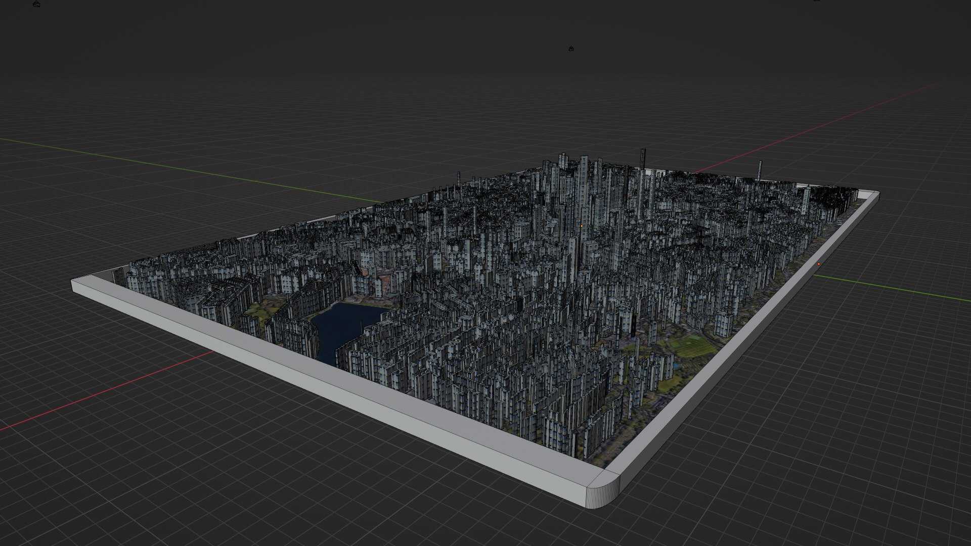 City Of Birmingham Model - TurboSquid 2034824