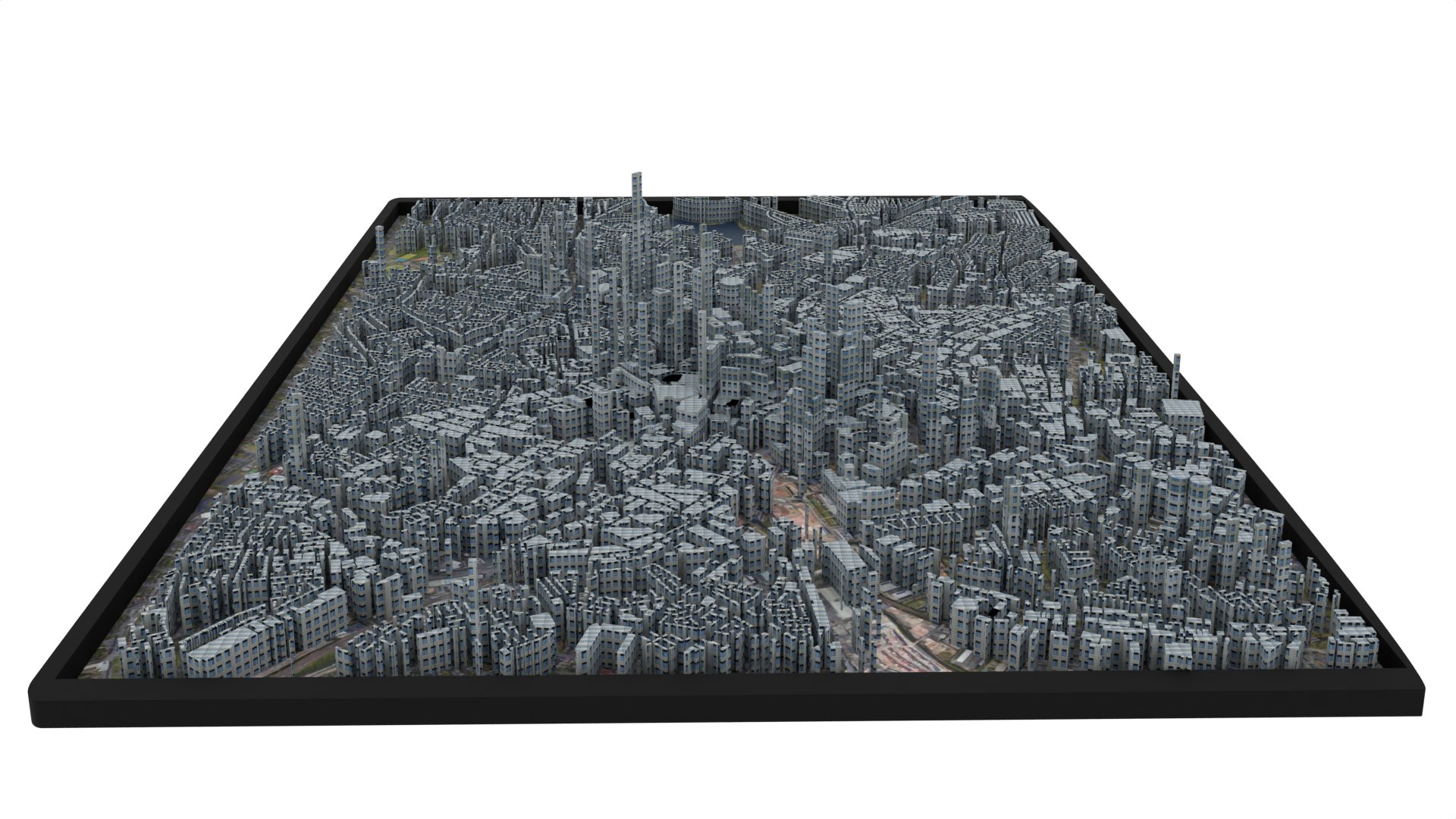 City Of Birmingham Model - TurboSquid 2034824
