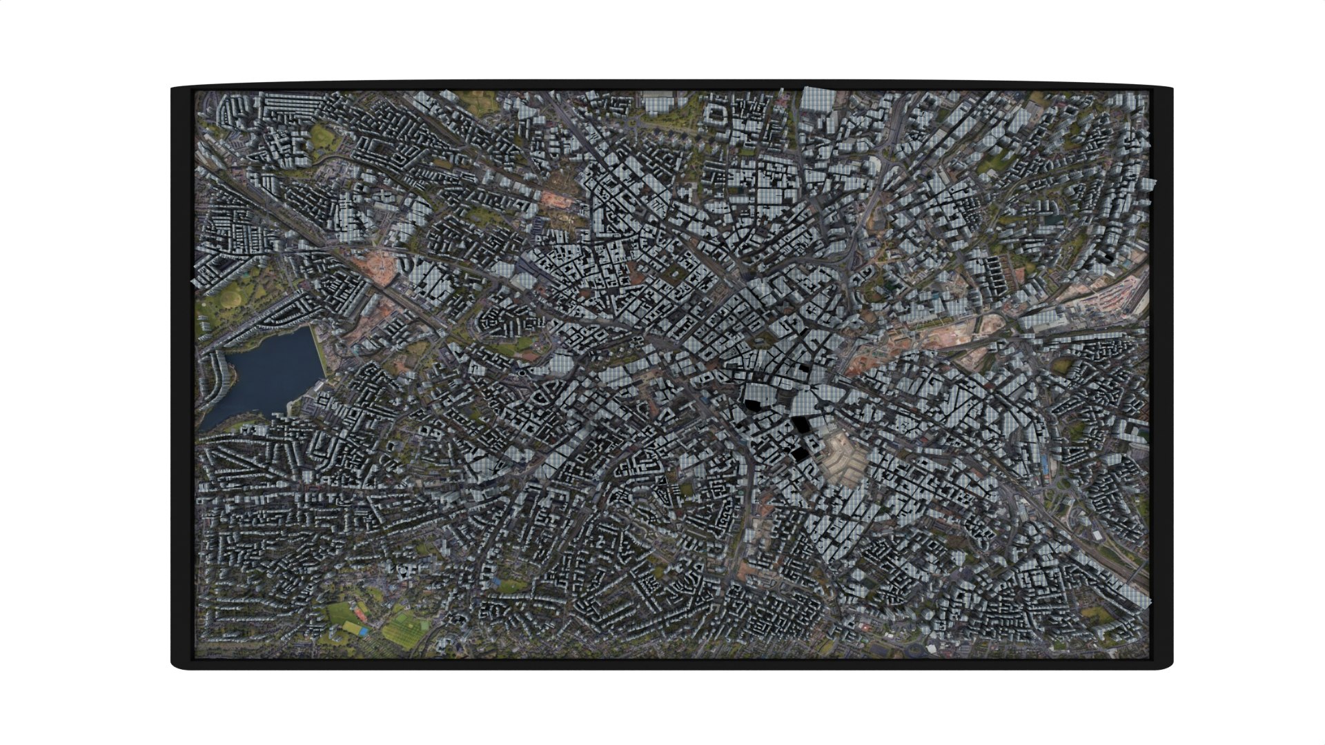 City Of Birmingham Model - TurboSquid 2034824