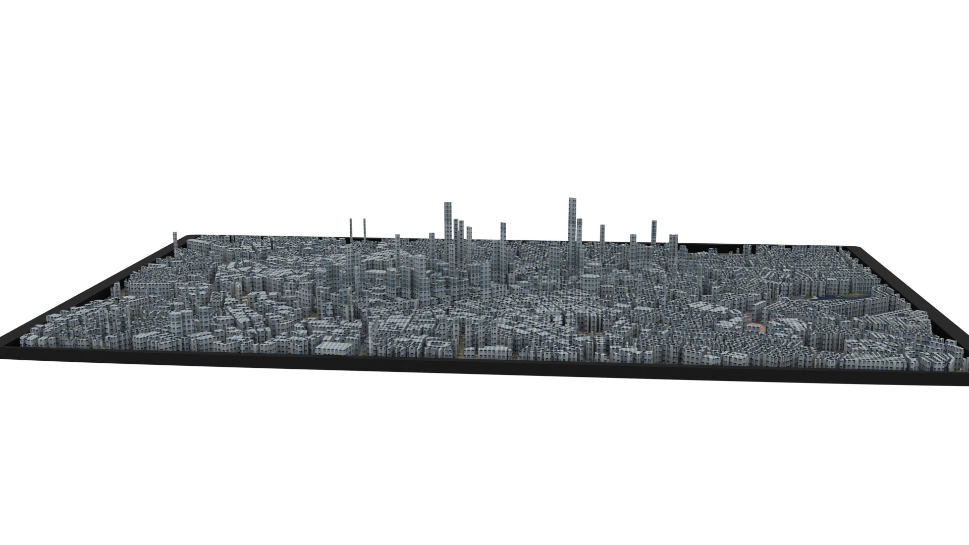 City Of Birmingham Model - TurboSquid 2034824