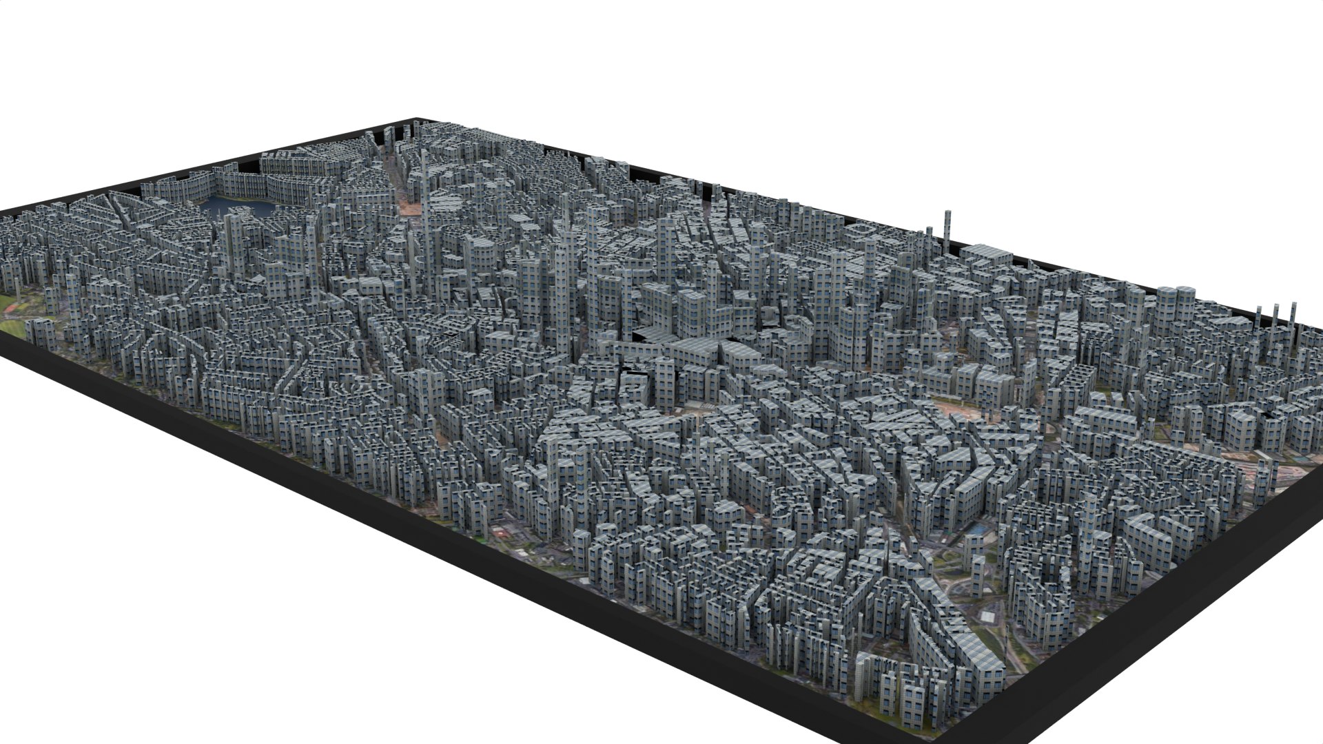 City Of Birmingham Model - TurboSquid 2034824
