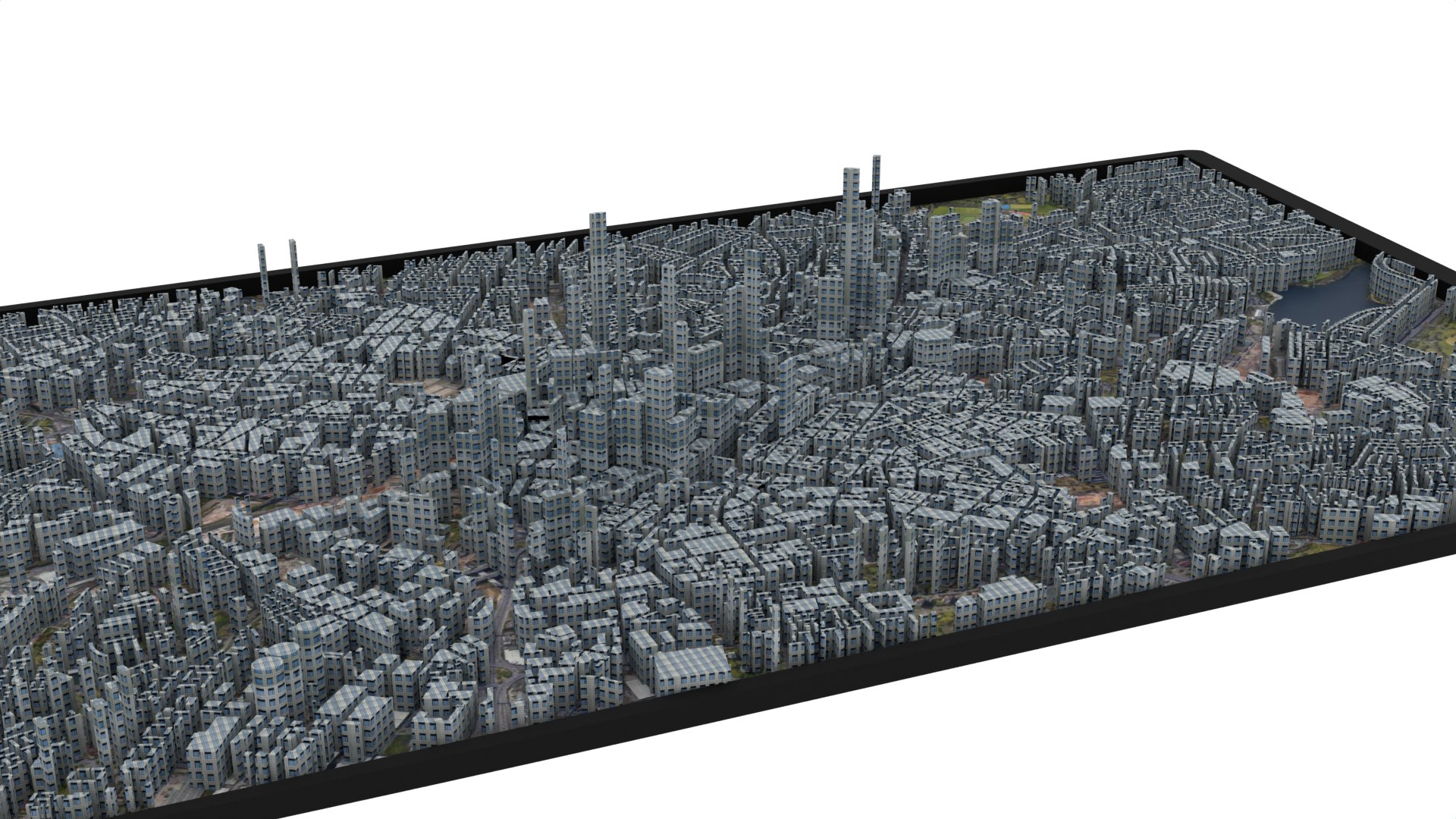 City Of Birmingham Model - TurboSquid 2034824