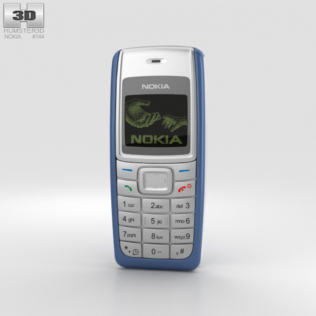 3D nokia 1110 blue model - TurboSquid 1241729