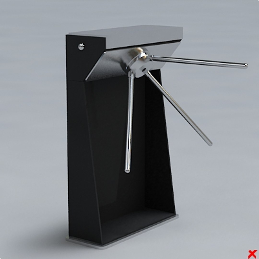 3d Turnstile Model