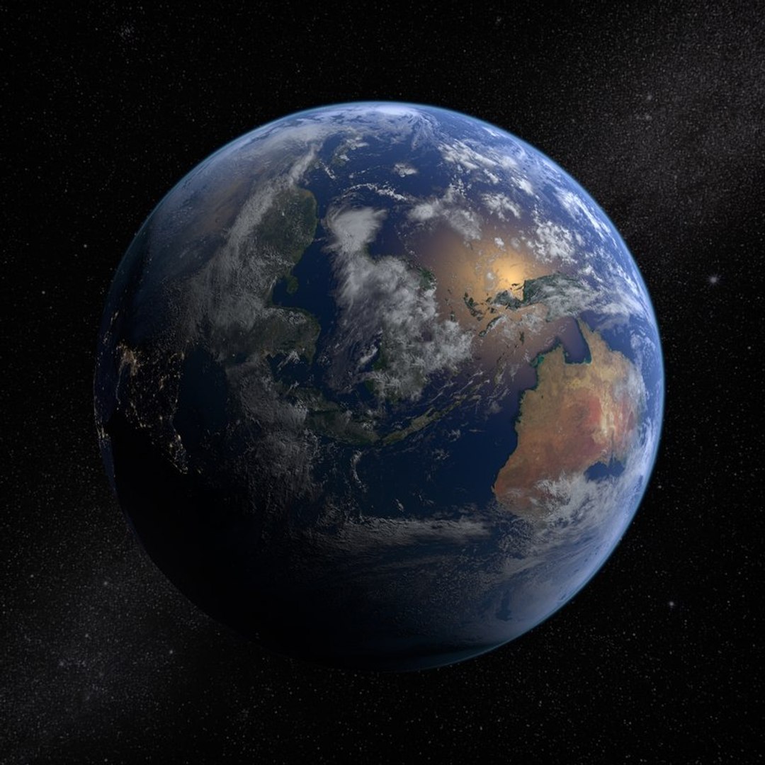 Realistic Earth 3D Model - TurboSquid 1393785
