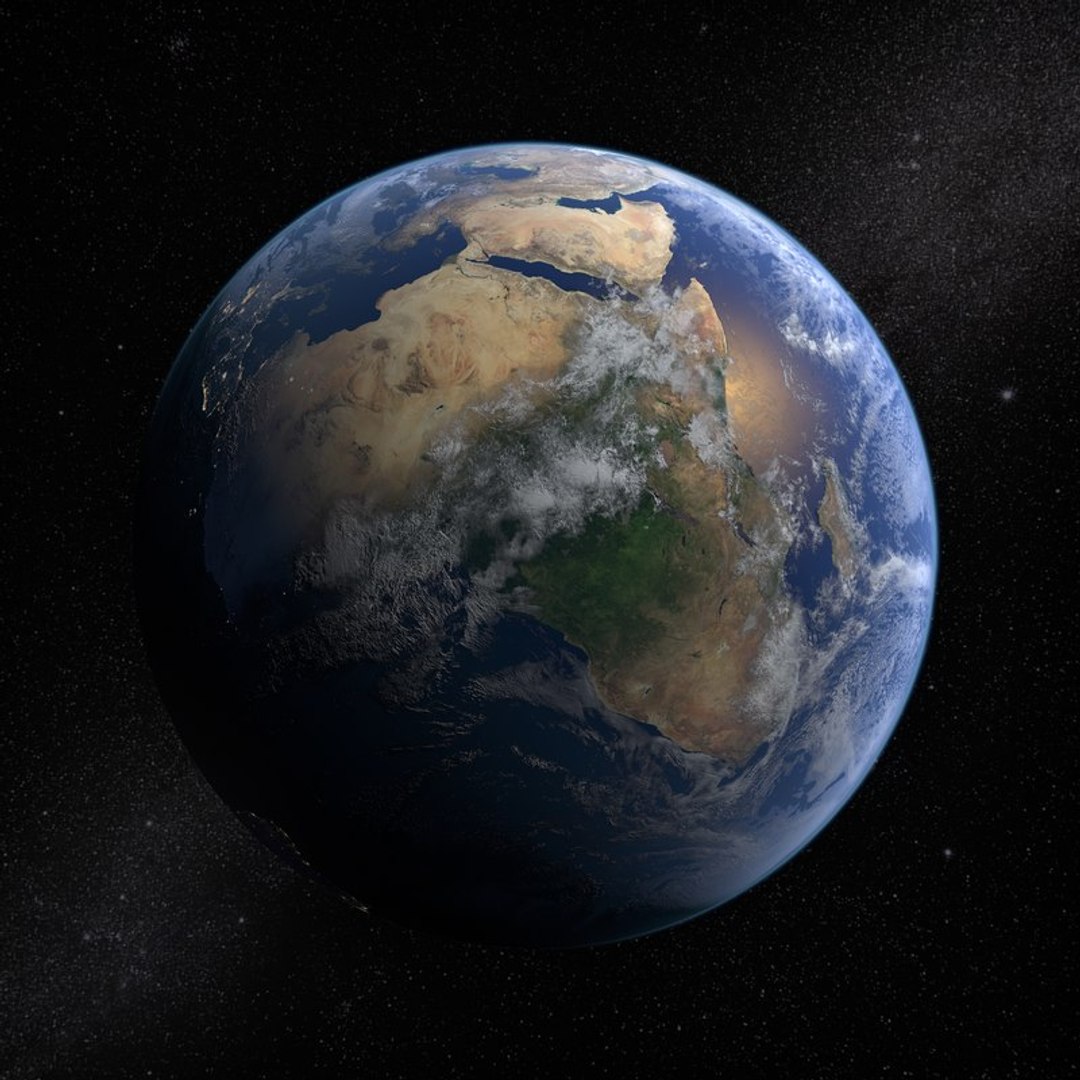 Realistic Earth 3D Model - TurboSquid 1393785