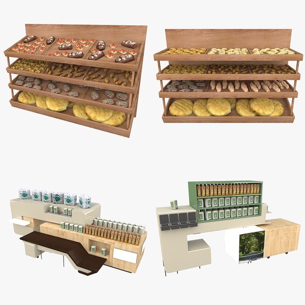 Bakery Display 3D Models for Download | TurboSquid