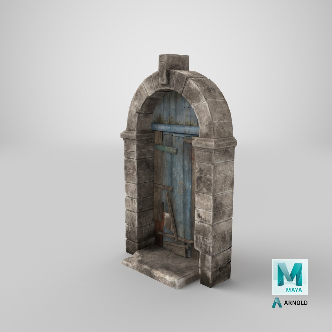 Old medieval door 3D model - TurboSquid 1306558