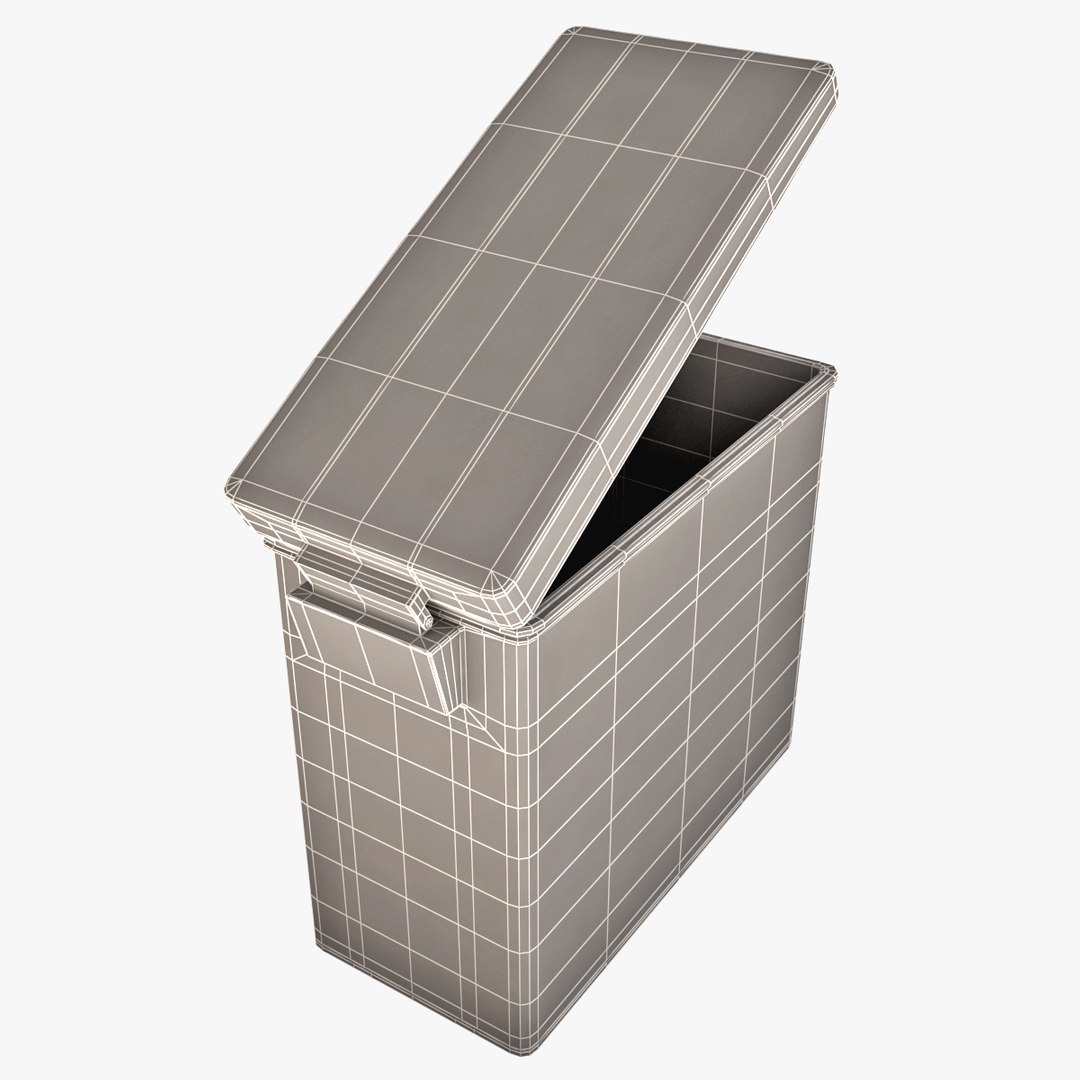 3d step wastebasket