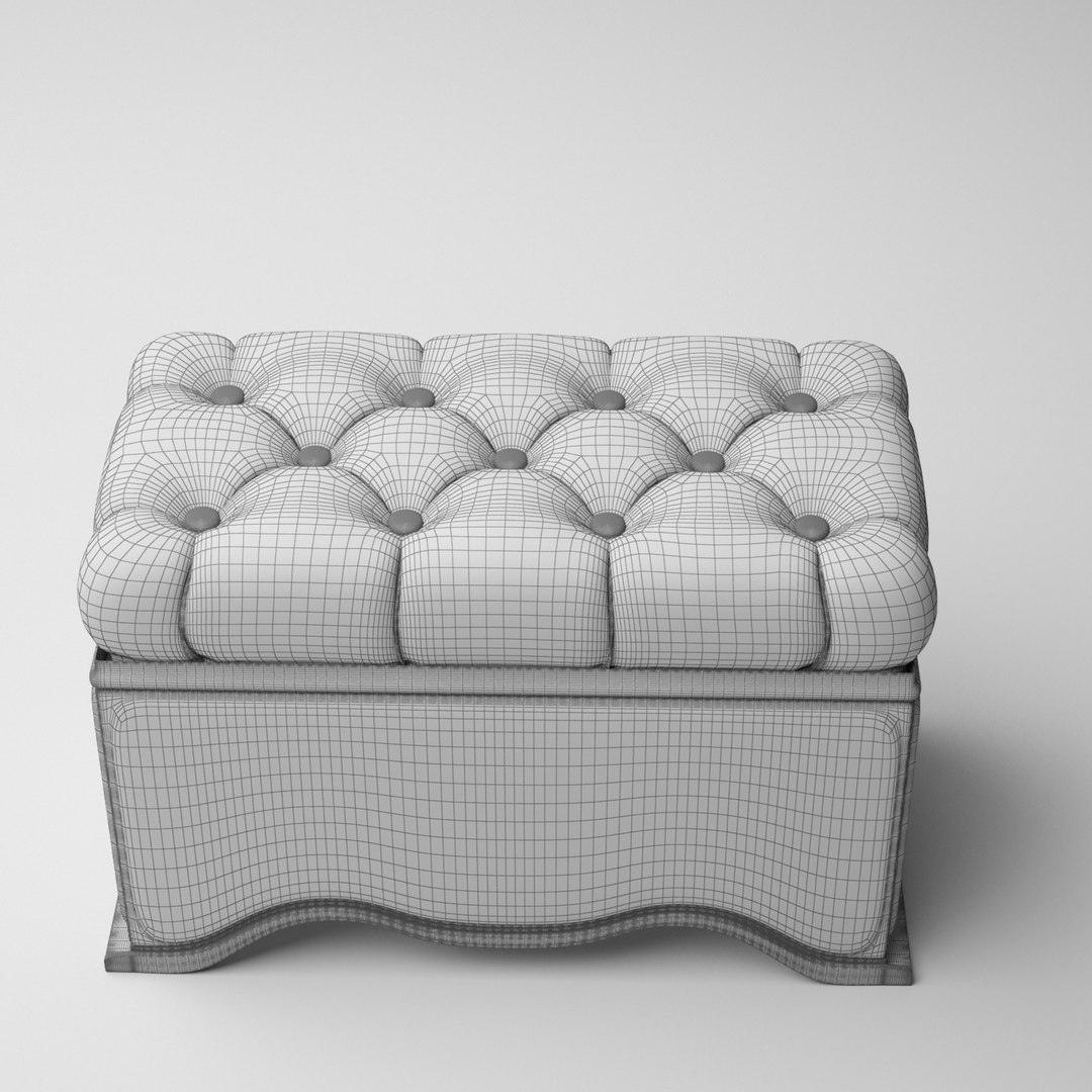 Leather Ottoman Max