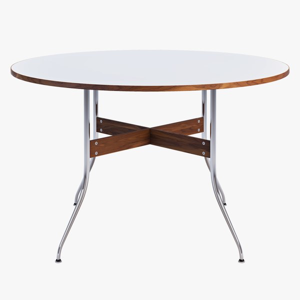 modelo 3d Mesa de comedor redonda Nelson Swag Leg - TurboSquid 1418198