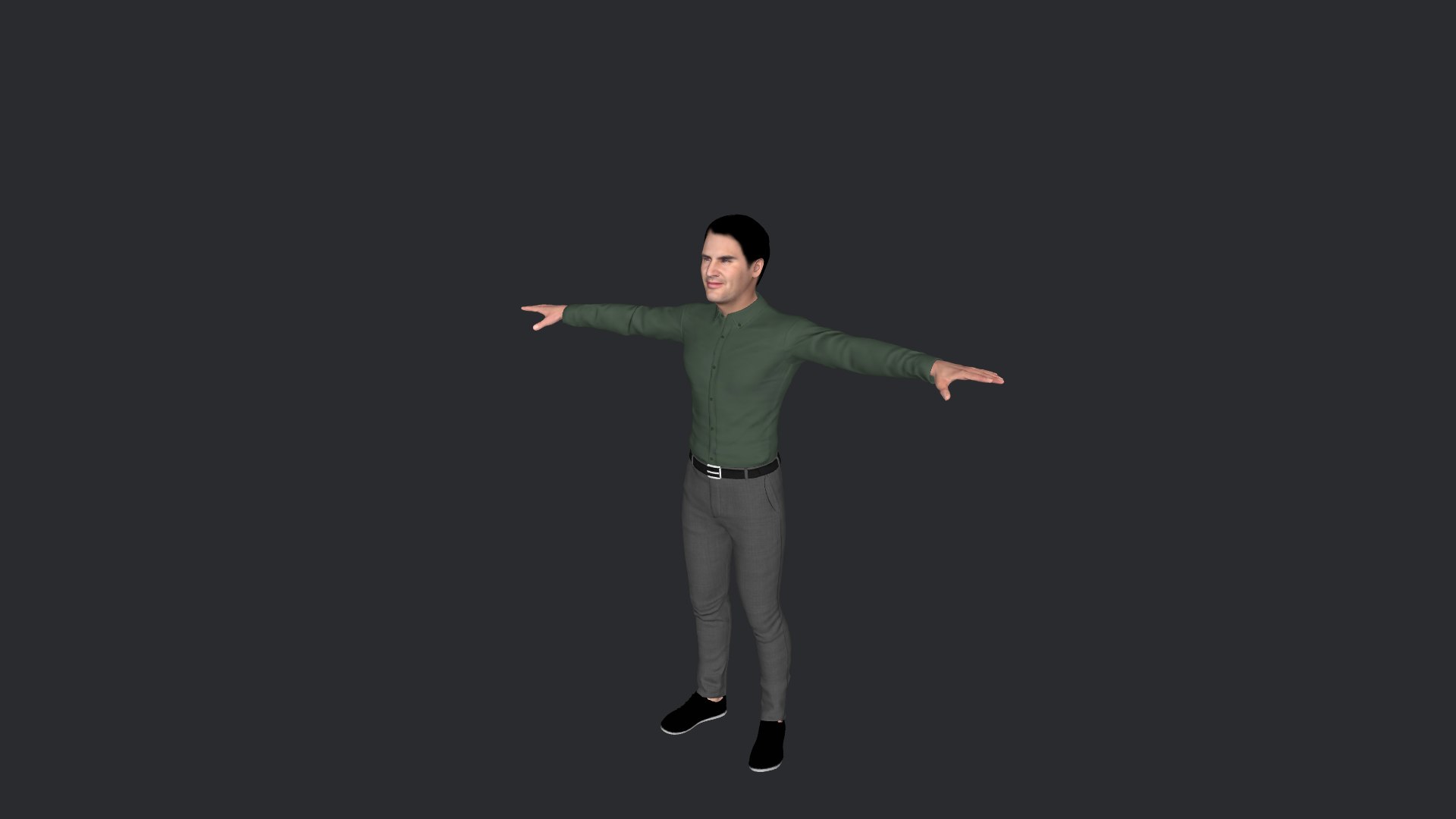 Roger Federer Hyper Realistic Full Body Fully Rigged 3D Character 3D ...