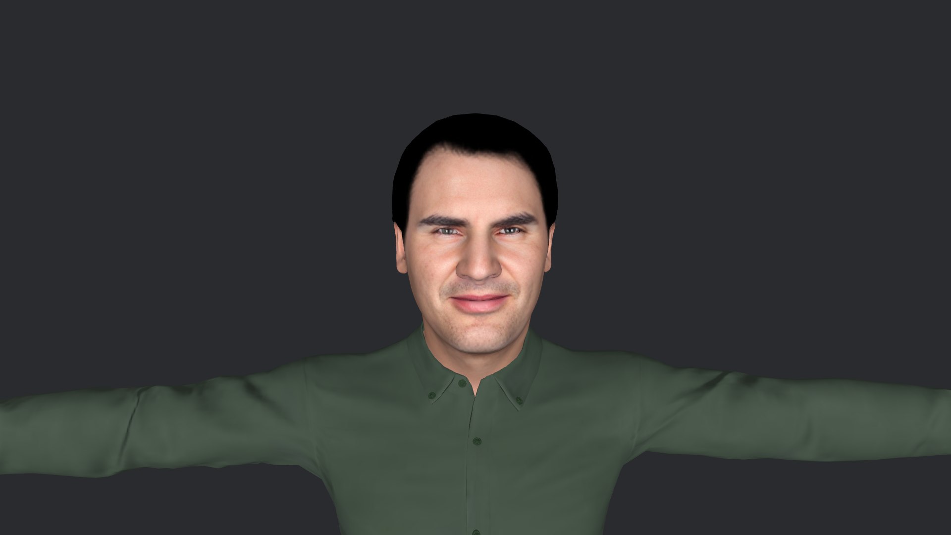 Roger Federer Hyper Realistic Full Body Fully Rigged 3D Character 3D ...