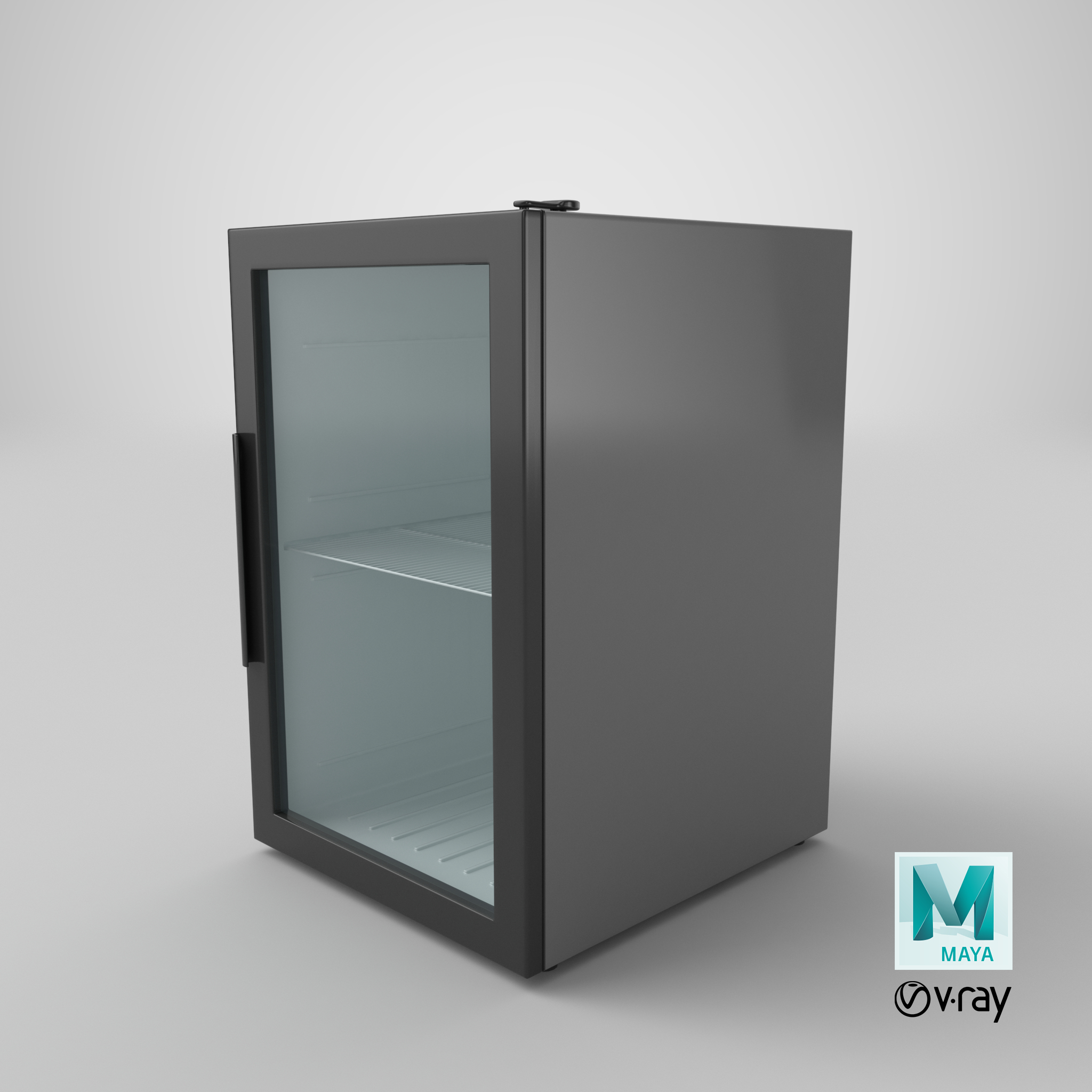 Refrigerator display mini 3D model - TurboSquid 1674399