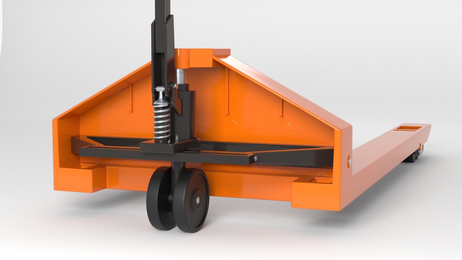 3d Pallet Loader Industrial Hand Brake Pallet Jack Turbosquid 2211439