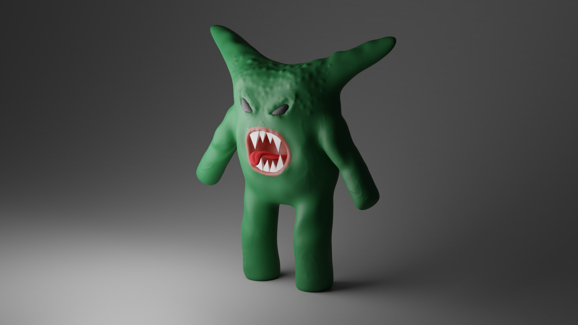 Low Poly Monster 3D - TurboSquid 2083361