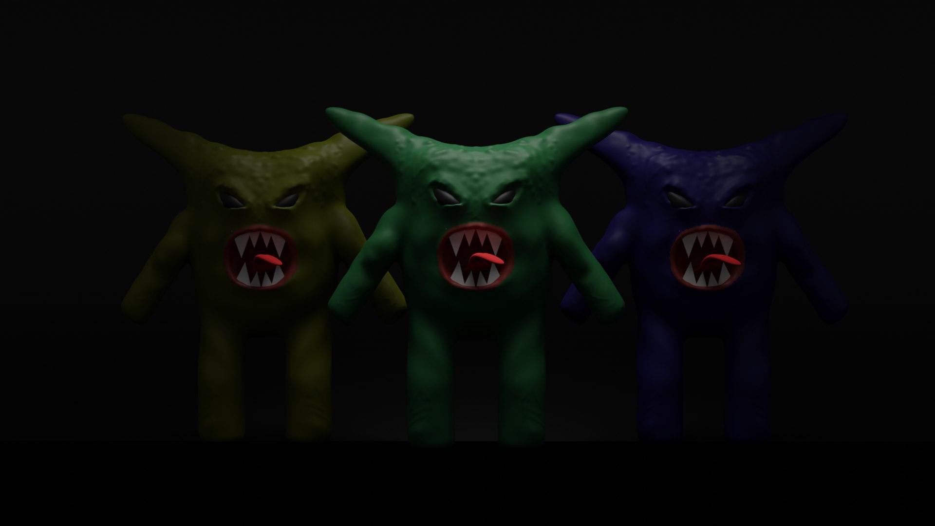 Low poly monster 3D - TurboSquid 2083361