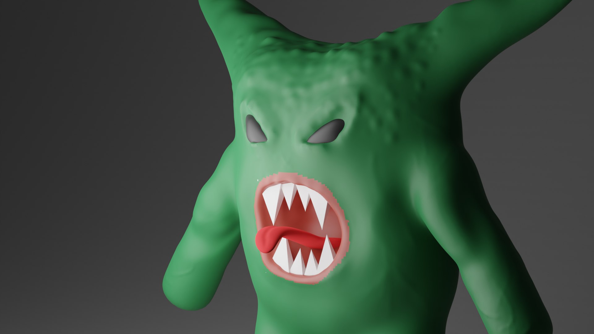 Low Poly Monster 3D - TurboSquid 2083361