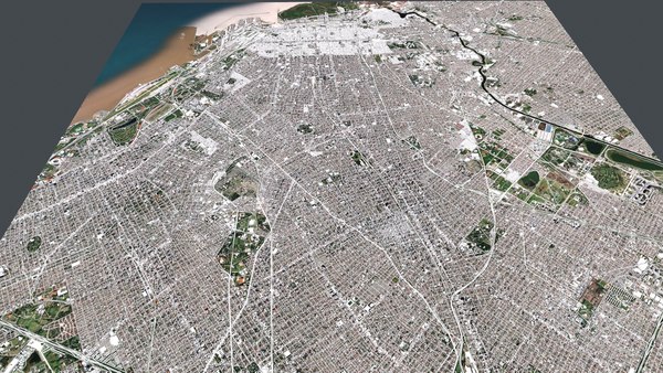 3D model Cityscape Buenos Aires Argentina - TurboSquid 1749062