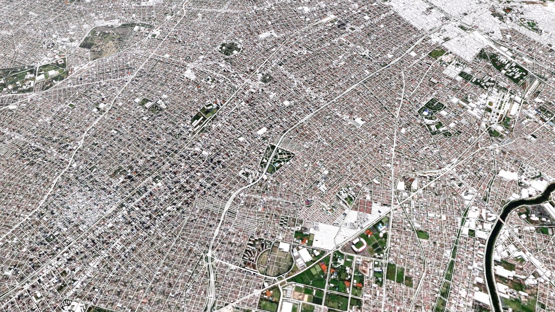 3D model Cityscape Buenos Aires Argentina - TurboSquid 1749062