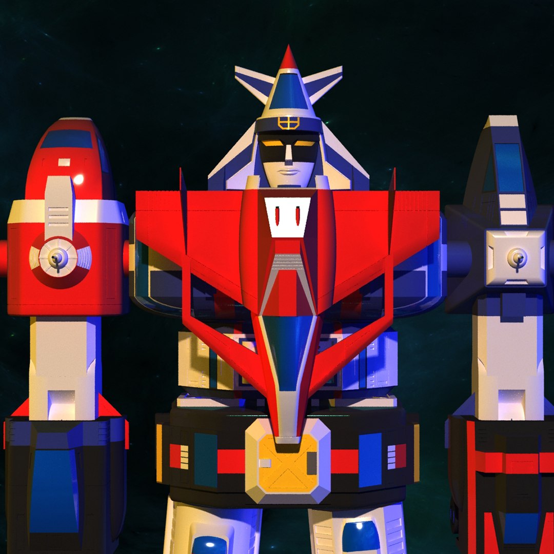 3D Voltron AKA Dairugger VX - TurboSquid 1747302