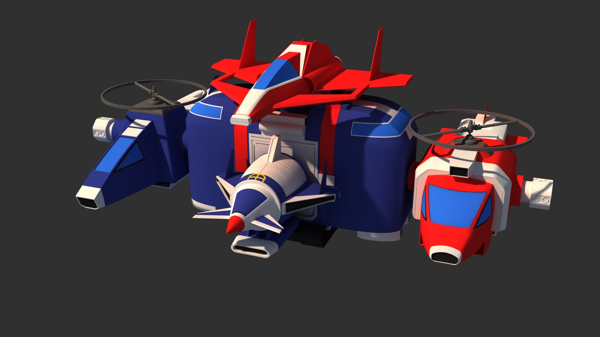 3D Voltron AKA Dairugger VX - TurboSquid 1747302