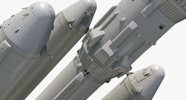 Angara a5 heavy launch vehicle 3D model - TurboSquid 1218891