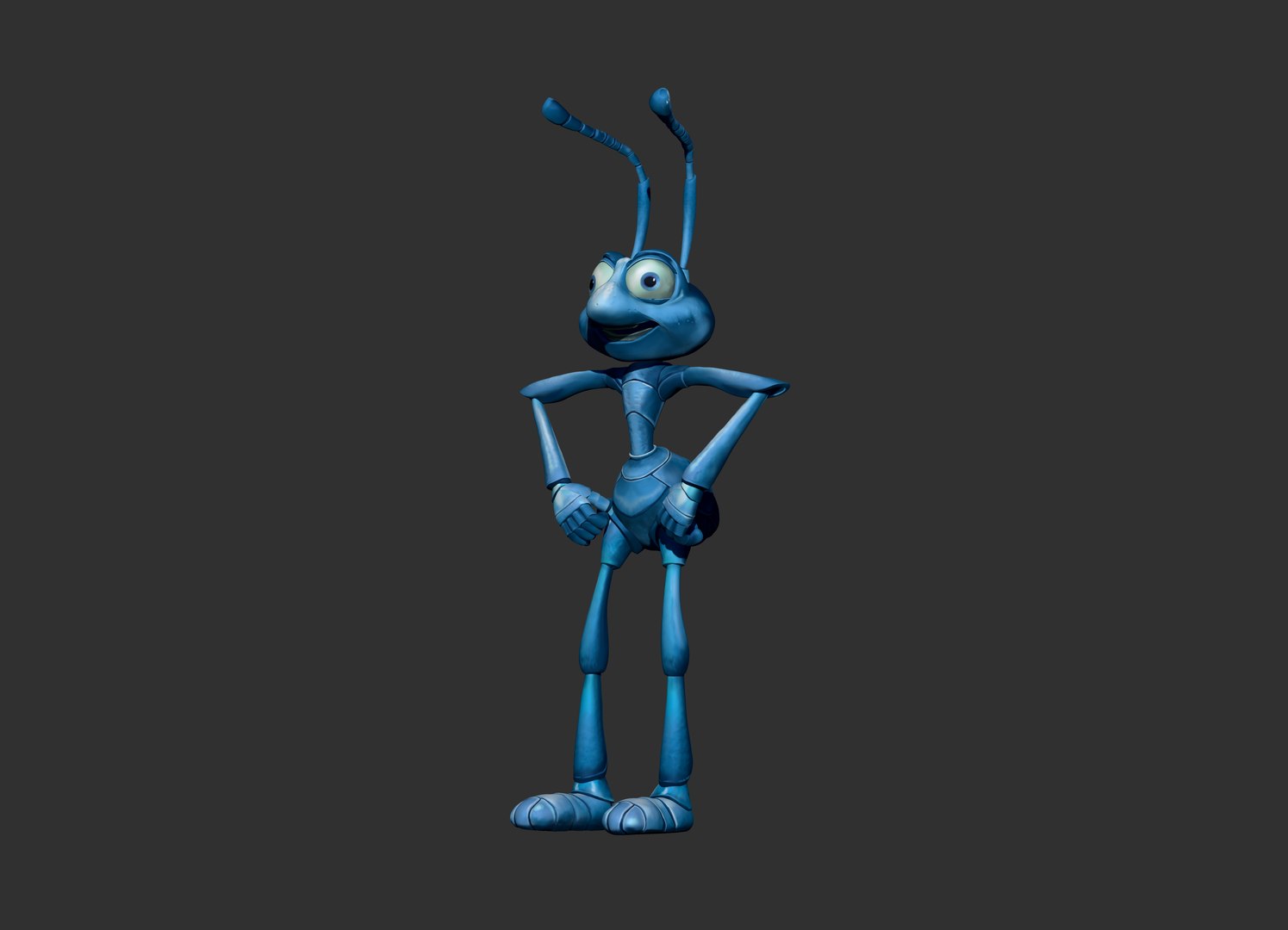 3D Disney's Flik Character ZBrush Sculpt Model - TurboSquid 1736485