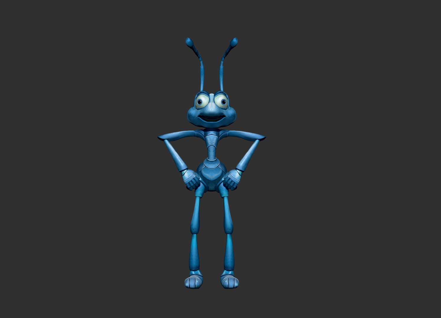 3D Disney's Flik Character ZBrush Sculpt Model - TurboSquid 1736485