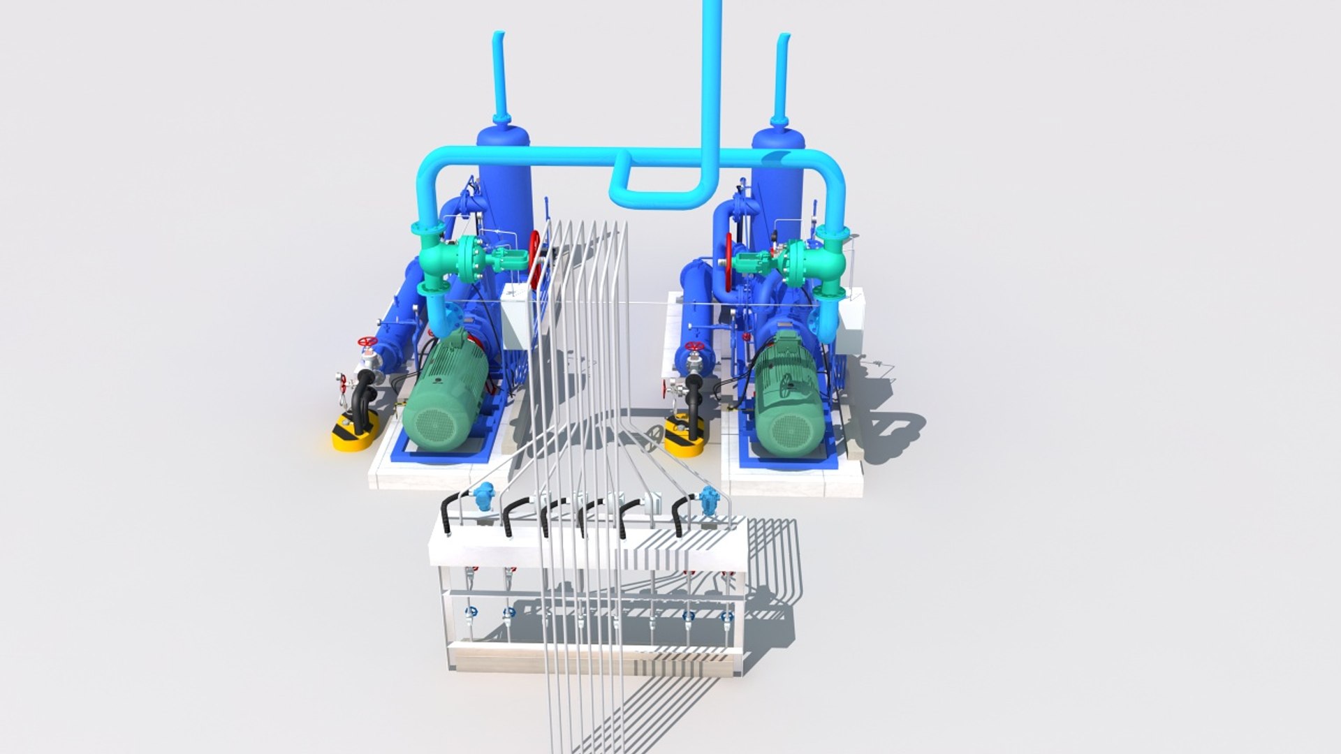 Vacuum Water Pump 3D Model - TurboSquid 2210303