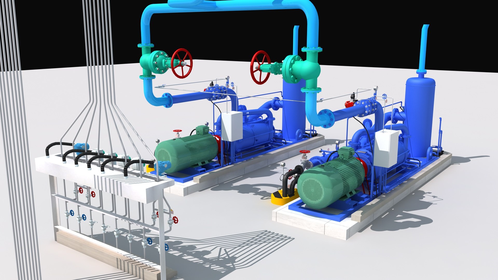 Vacuum Water Pump 3D Model - TurboSquid 2210303