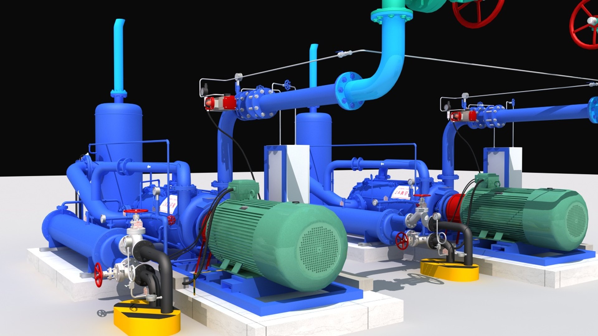Vacuum Water Pump 3D Model - TurboSquid 2210303
