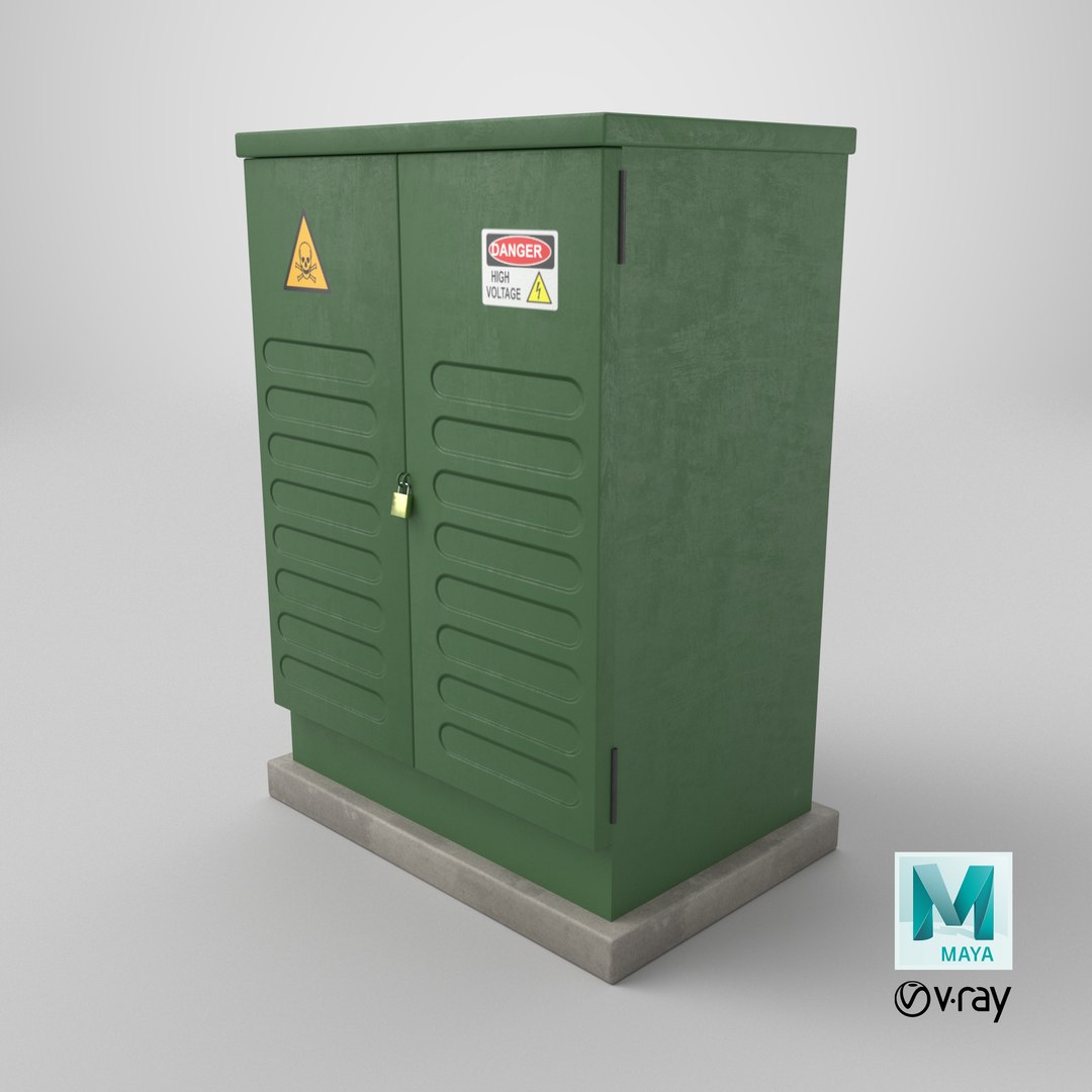 3D Electrical Fuse Box V2 Model - TurboSquid 2507950