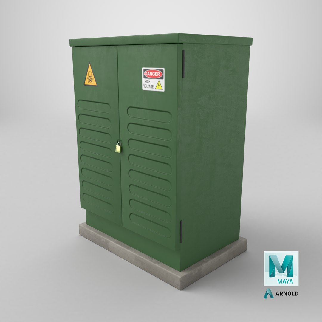 3D Electrical Fuse Box V2 Model - TurboSquid 2507950