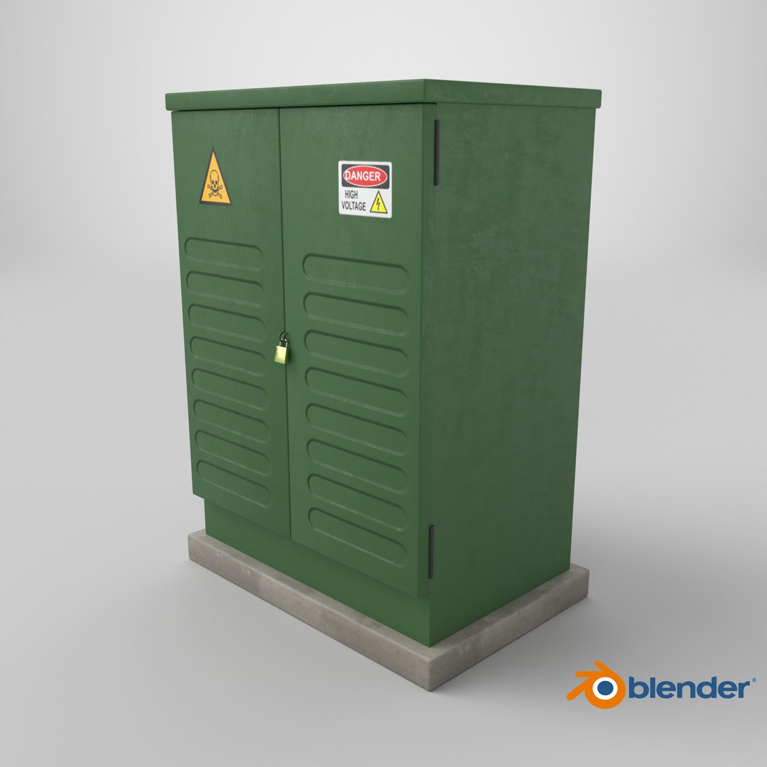 3D Electrical Fuse Box V2 Model - TurboSquid 2507950