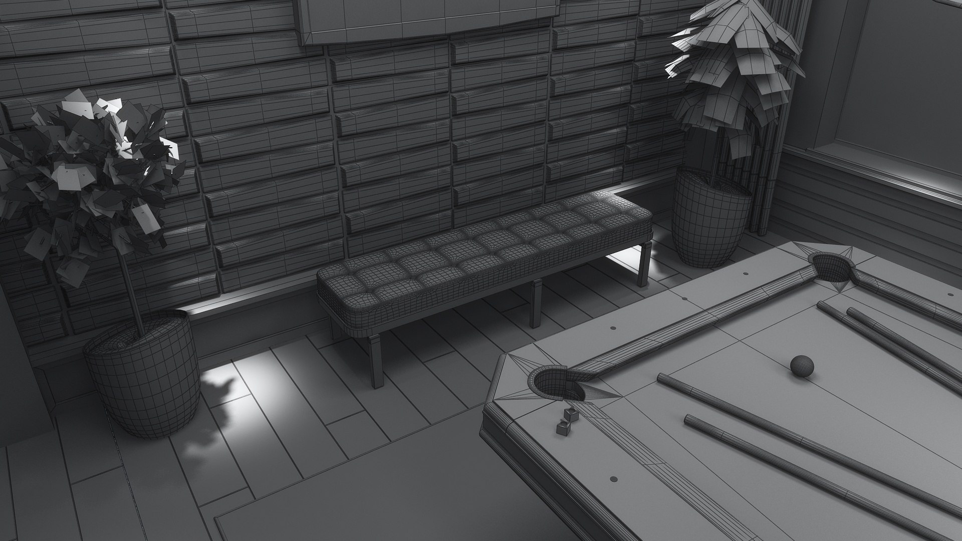 Realistic Room 3D Model - TurboSquid 1500573